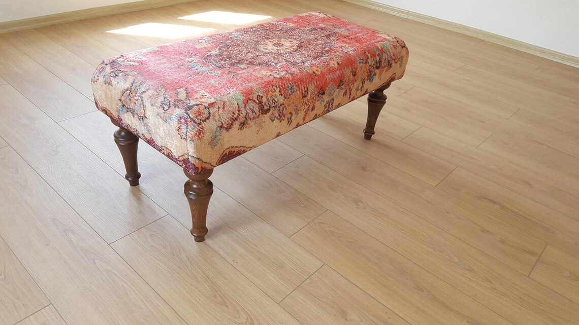 Retro Coffee Table Turkish Kilim Bench Big Coffee Table - Etsy