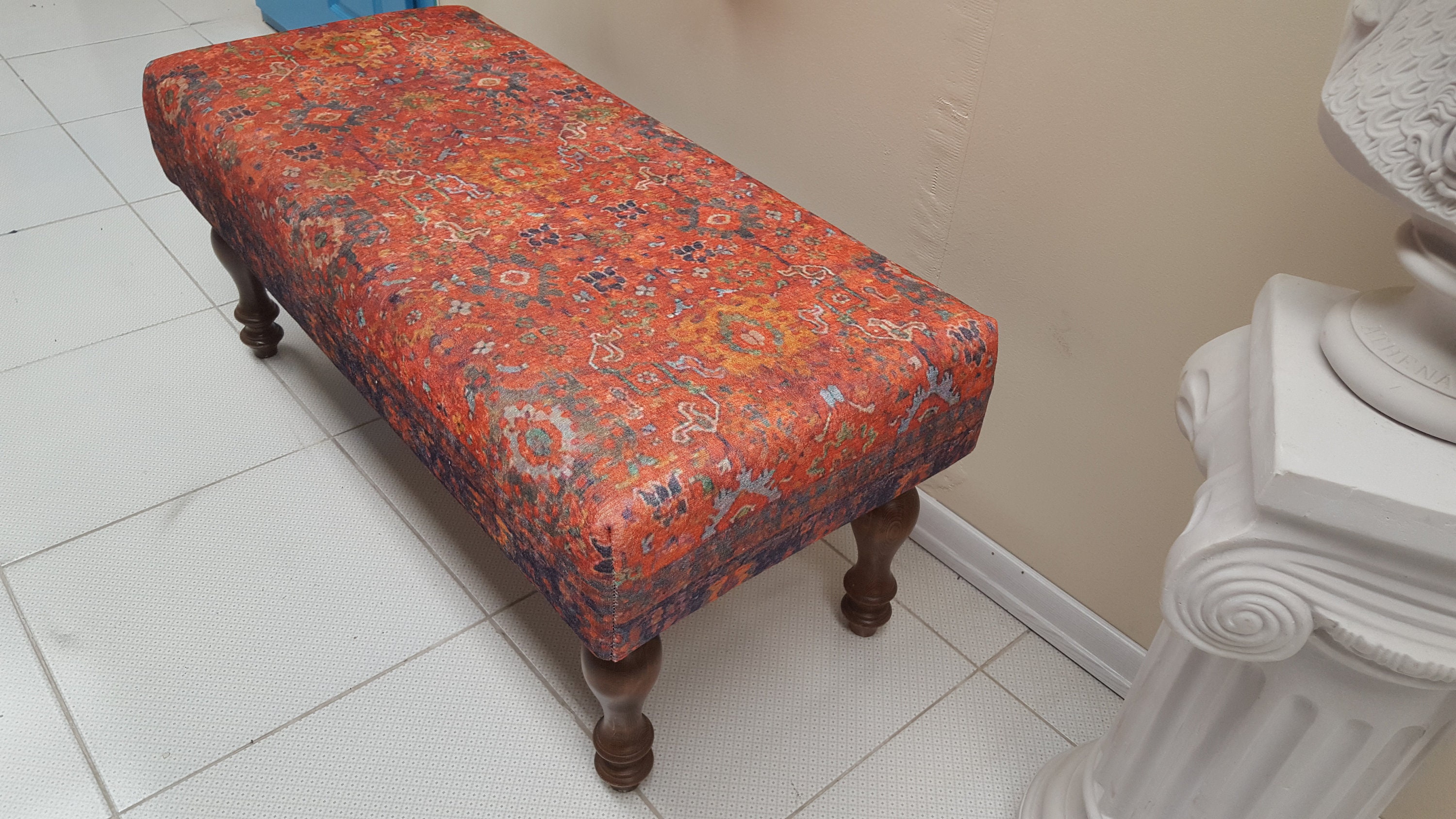Storage Bench , Victorian Bench , Shawl Kilim Bench , Moroccan Square ...
