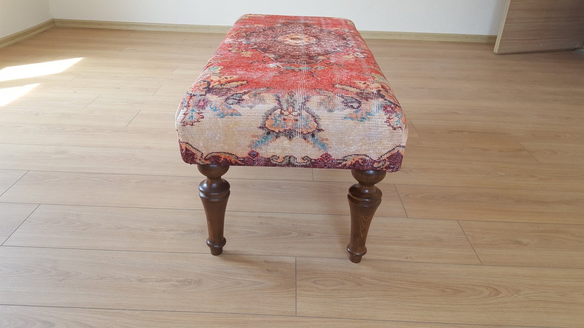 Retro Coffee Table Turkish Kilim Bench Big Coffee Table - Etsy