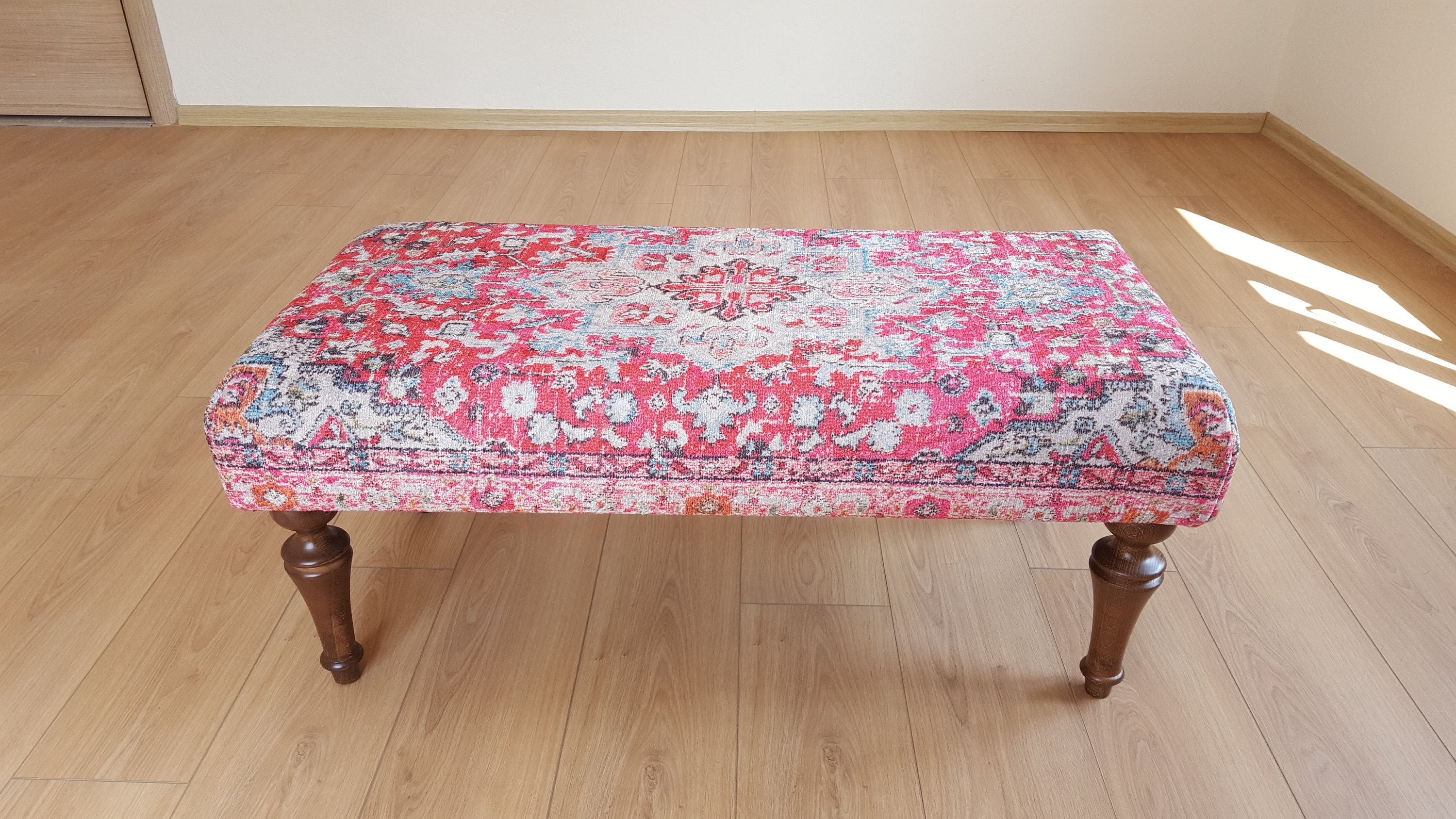 Rectangular Ottoman Turkish Coffee Table Bedroom Kilim - Etsy