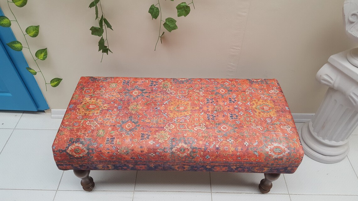 Storage Bench , Victorian Bench , Shawl Kilim Bench , Moroccan Square ...