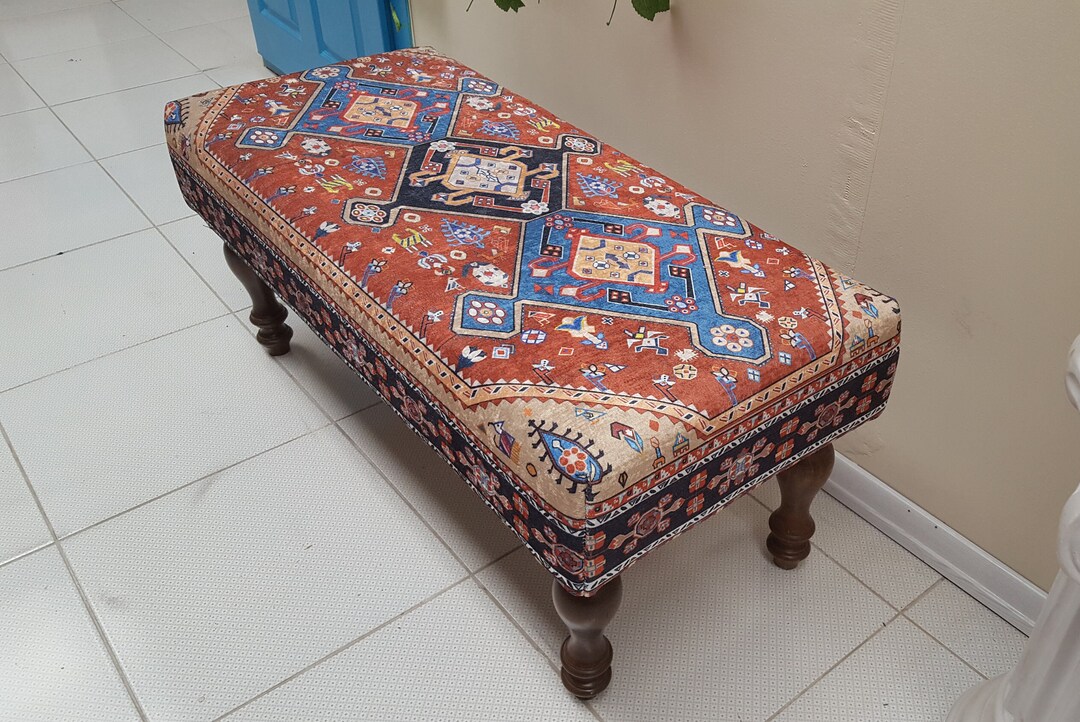 Tree Figured Bench , Boho Kilim Bench , Drum Coffee Table , Shabby Chic ...