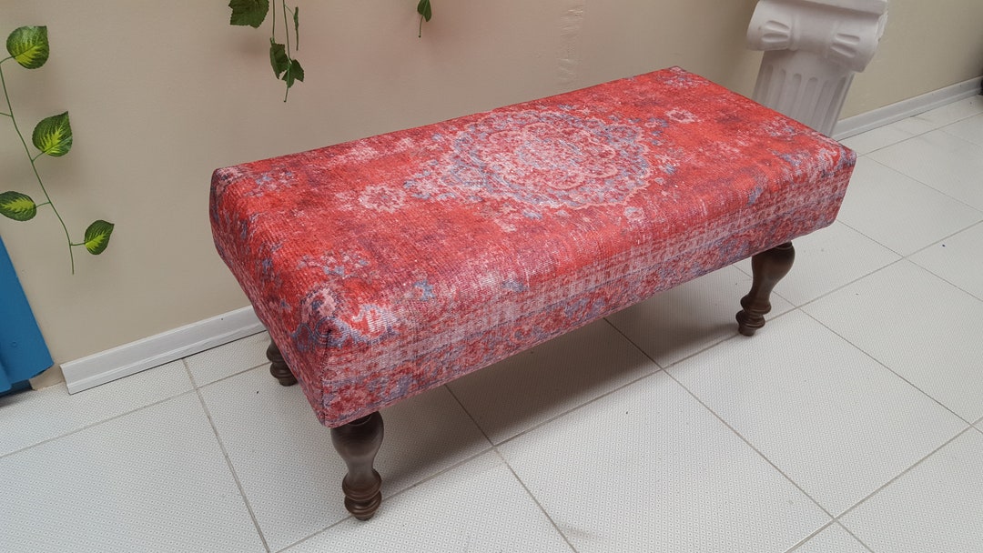Boho Coffee Table , Turkish Ottoman , Turkish Bench , Large Kilim Bench ...