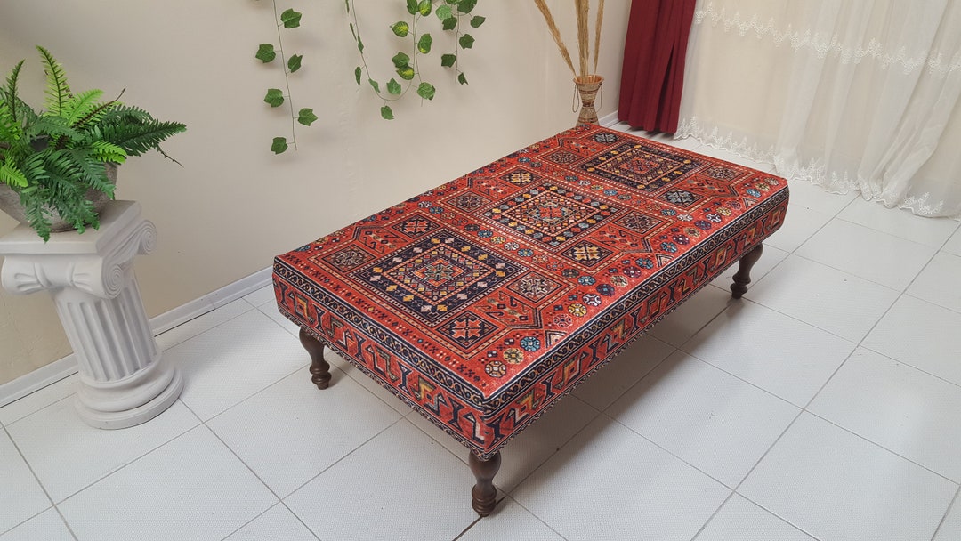 Patio Furniture , Rectangular Table , Anatolian Rug Bench , Turkish ...