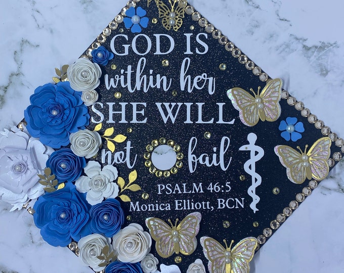 Custom Graduation Cap Topper Personalized Grad Cap - Senior Class Gift ...