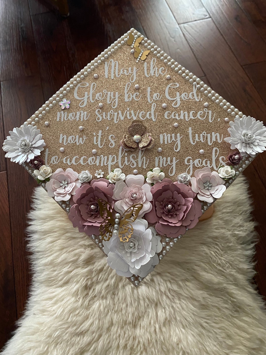 Custom Graduation Cap Topper Personalized Grad Cap - Senior Class of ...