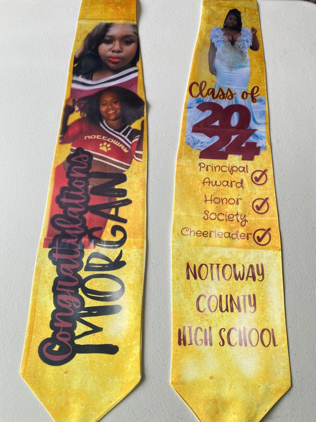 Custom Graduation Stole, Personalized Graduation Stole, Senior Class ...