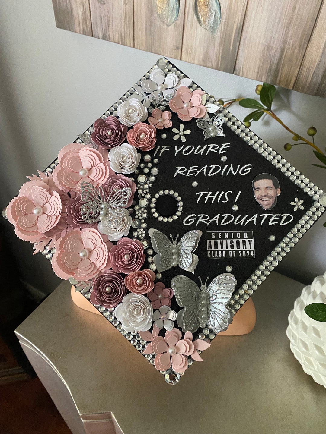 Custom Graduation Cap Topper Personalized Grad Cap - Senior Class Gift ...