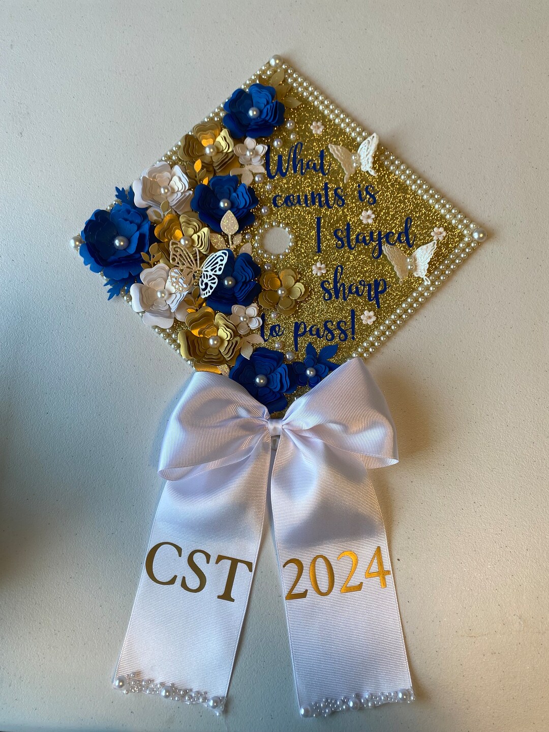 Custom Graduation Cap Topper Personalized Grad Cap - Senior Class Gift ...