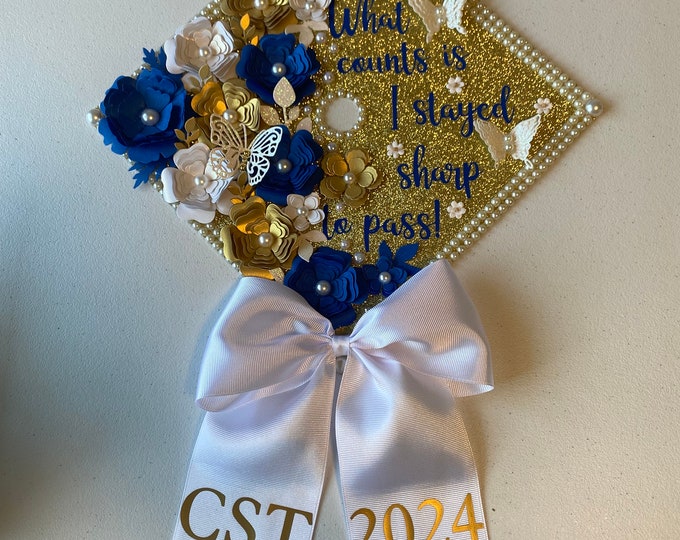 Custom Graduation Cap Topper Personalized Grad Cap - Senior Class Gift ...