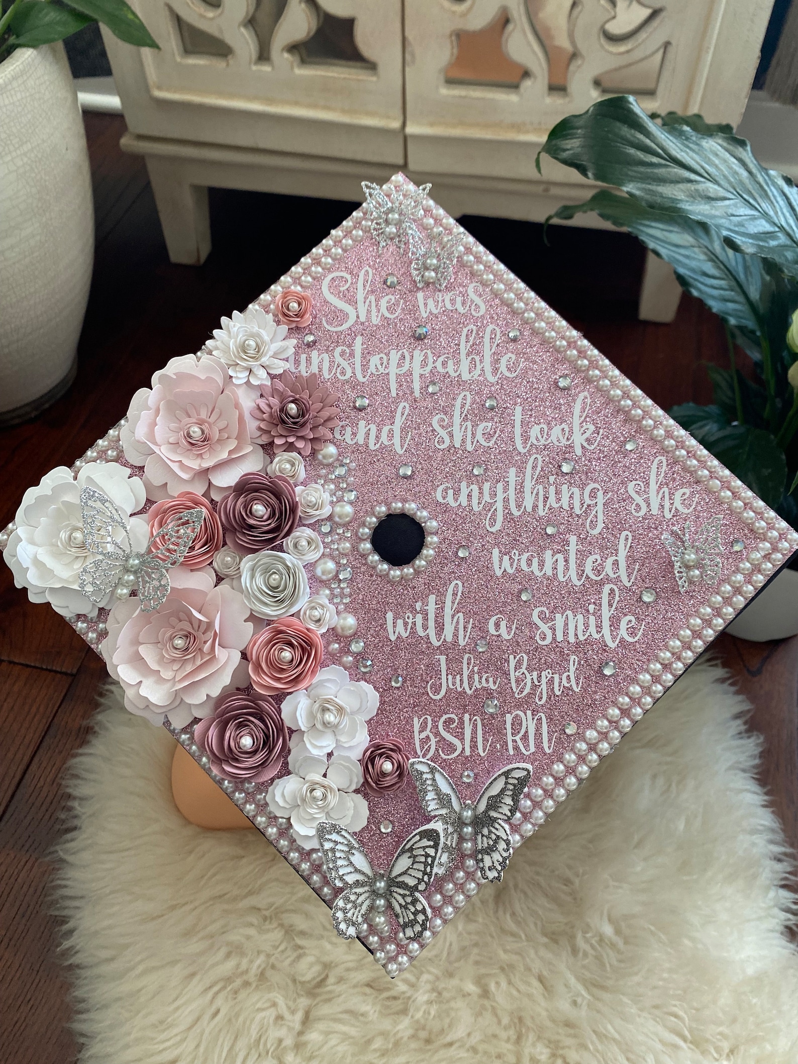 Custom Graduation Cap Topper Personalized Grad Cap Senior Class of Gift ...