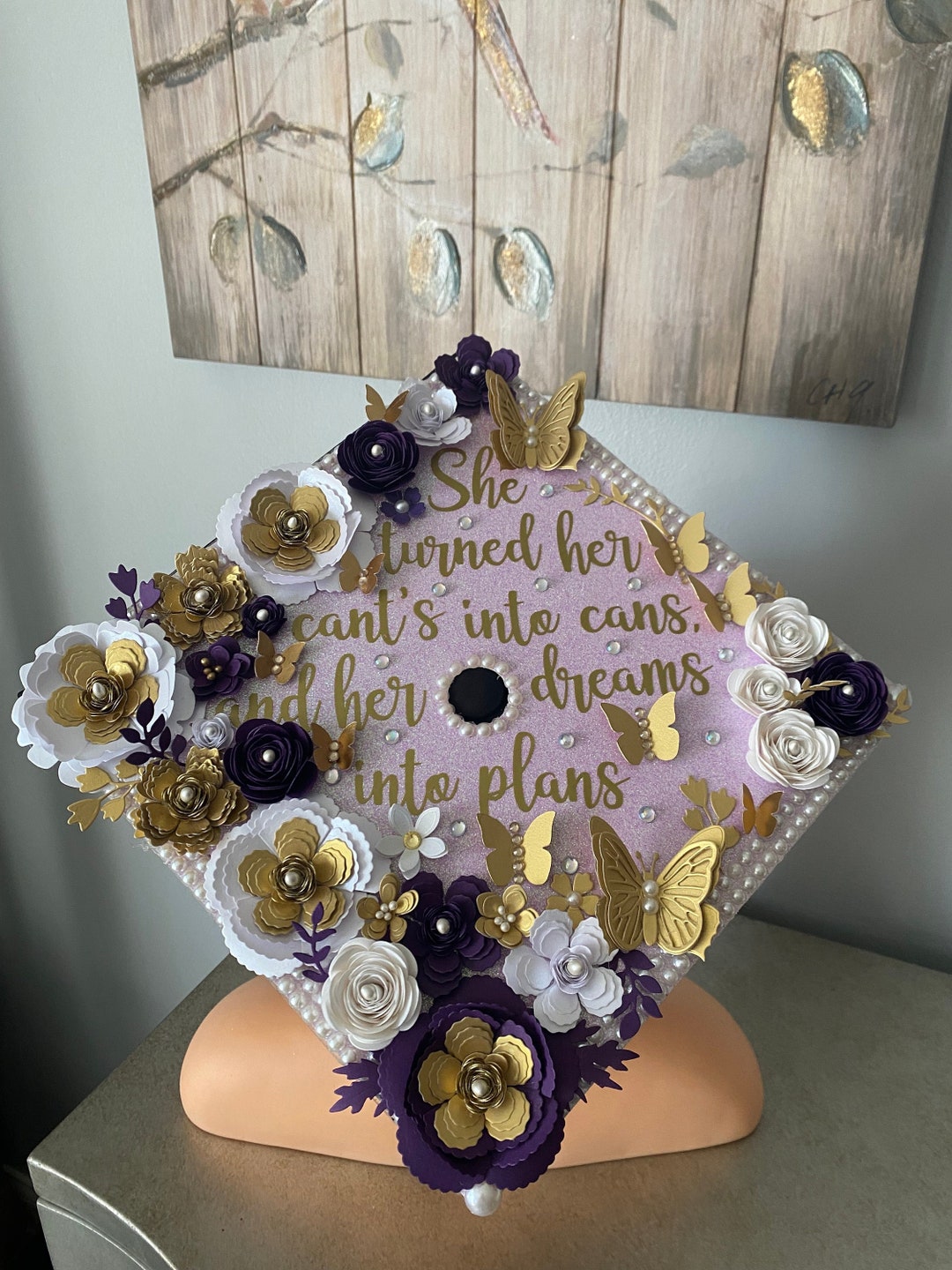 Custom Graduation Cap Topper Personalized Grad Cap Senior Class of Gift ...