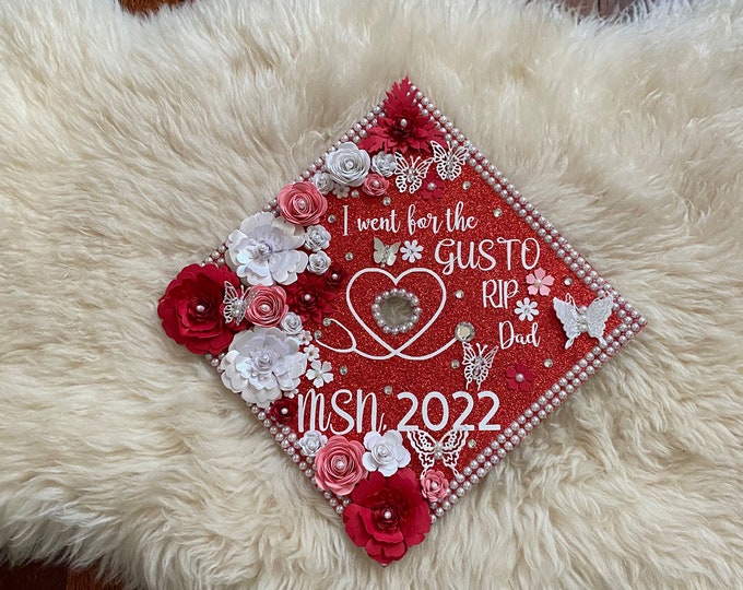 Custom Graduation Cap Topper Personalized Grad Cap - Senior Class of ...