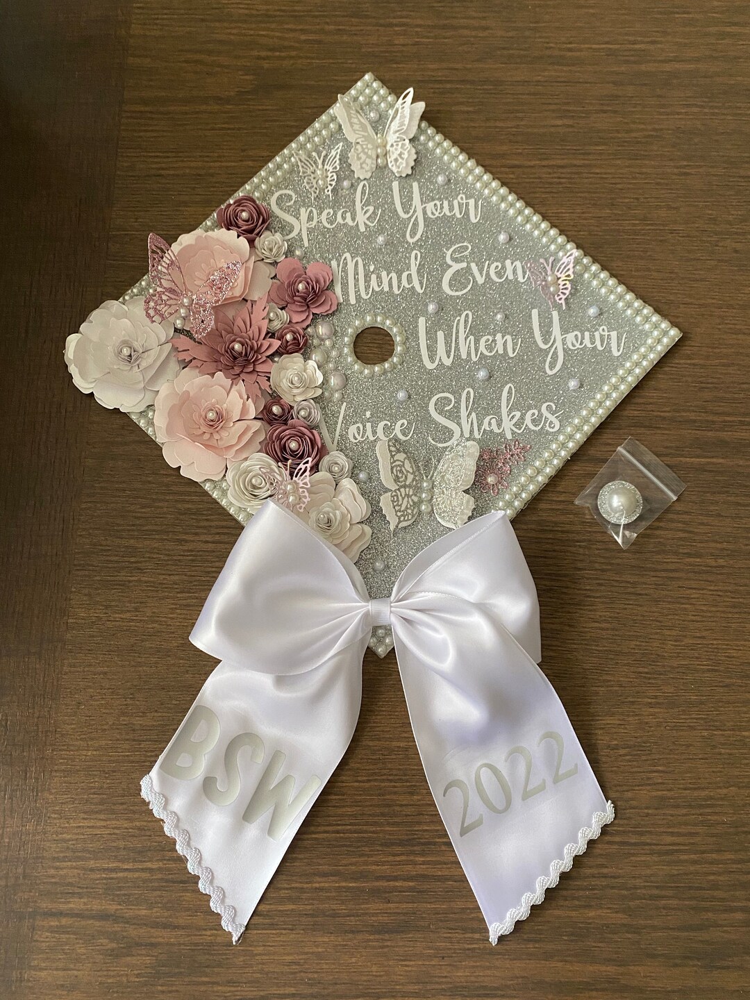 Custom Graduation Cap Topper Personalized Grad Cap Senior Class of Gift ...