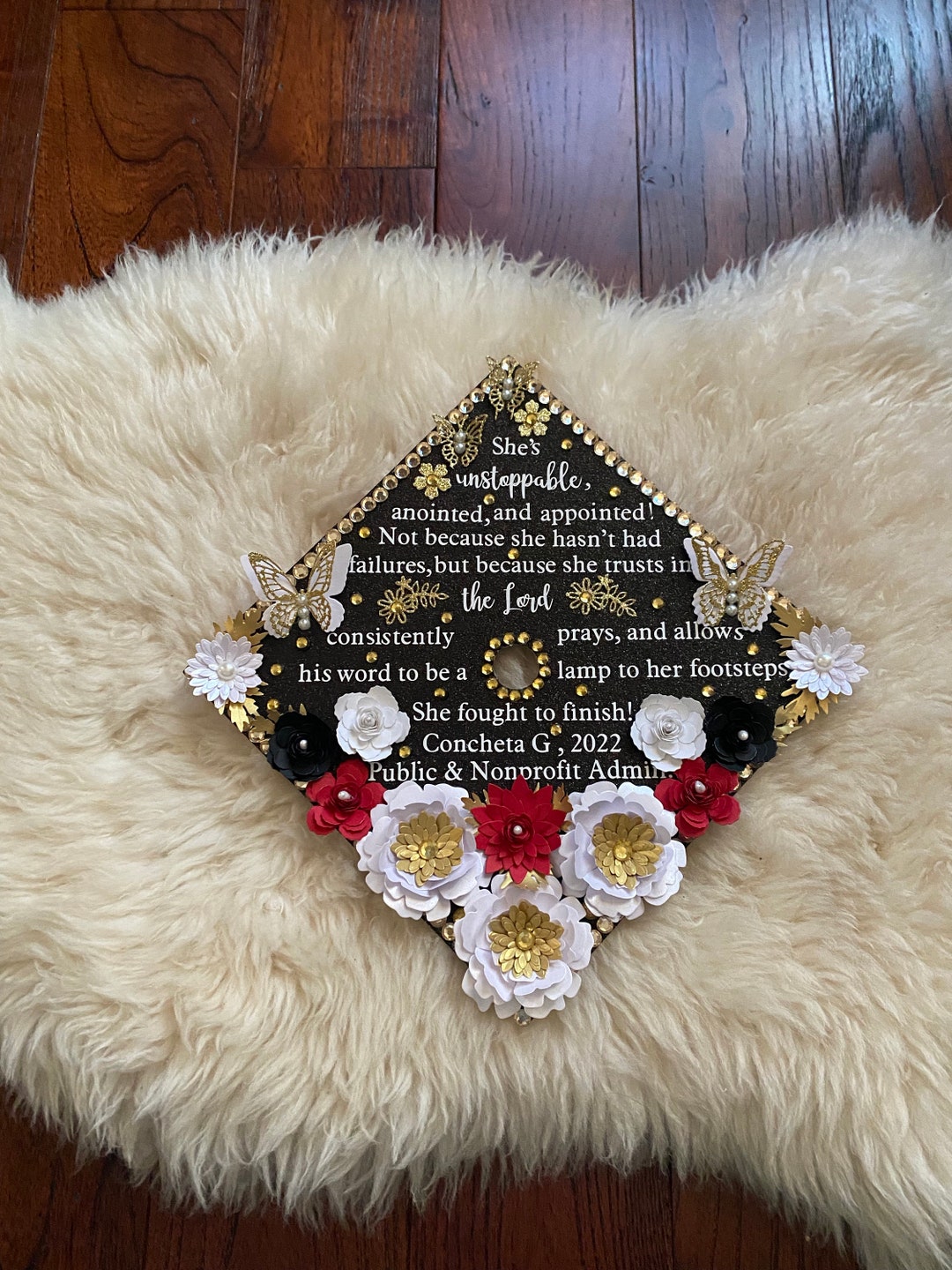 Custom Graduation Cap Topper Personalized Grad Cap - Senior Class of ...
