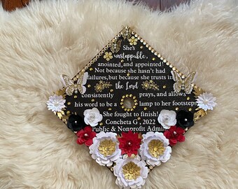 Custom Graduation Cap Topper Personalized Grad Cap Senior Class of Gift ...