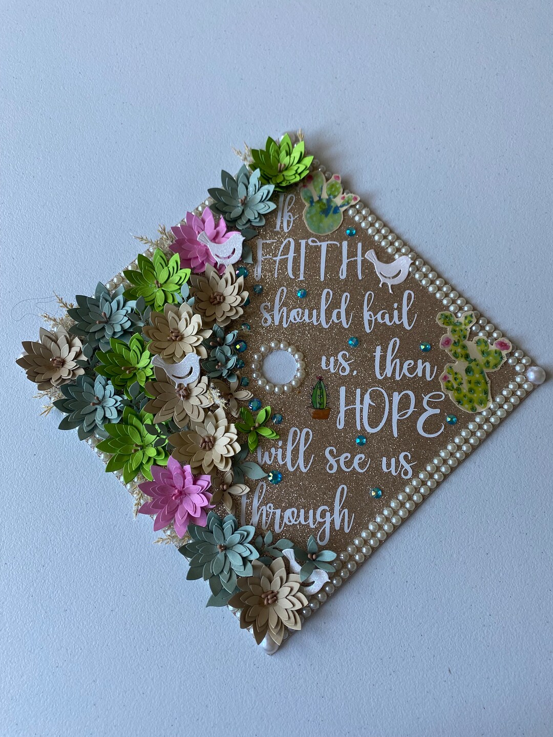 Custom Graduation Cap Topper Personalized Grad Cap - Senior Class Gift ...