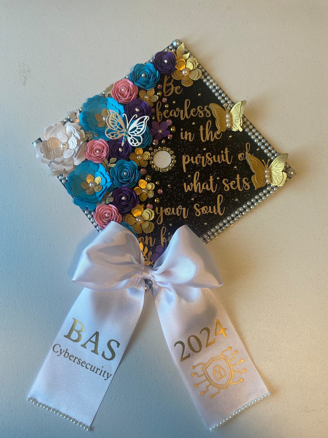 Custom Graduation Cap Topper Personalized Grad Cap - Senior Class Gift ...