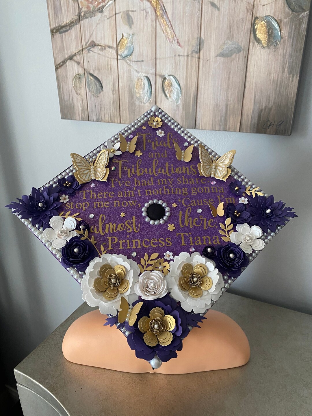 Custom Graduation Cap Topper Personalized Grad Cap Senior Class of Gift ...