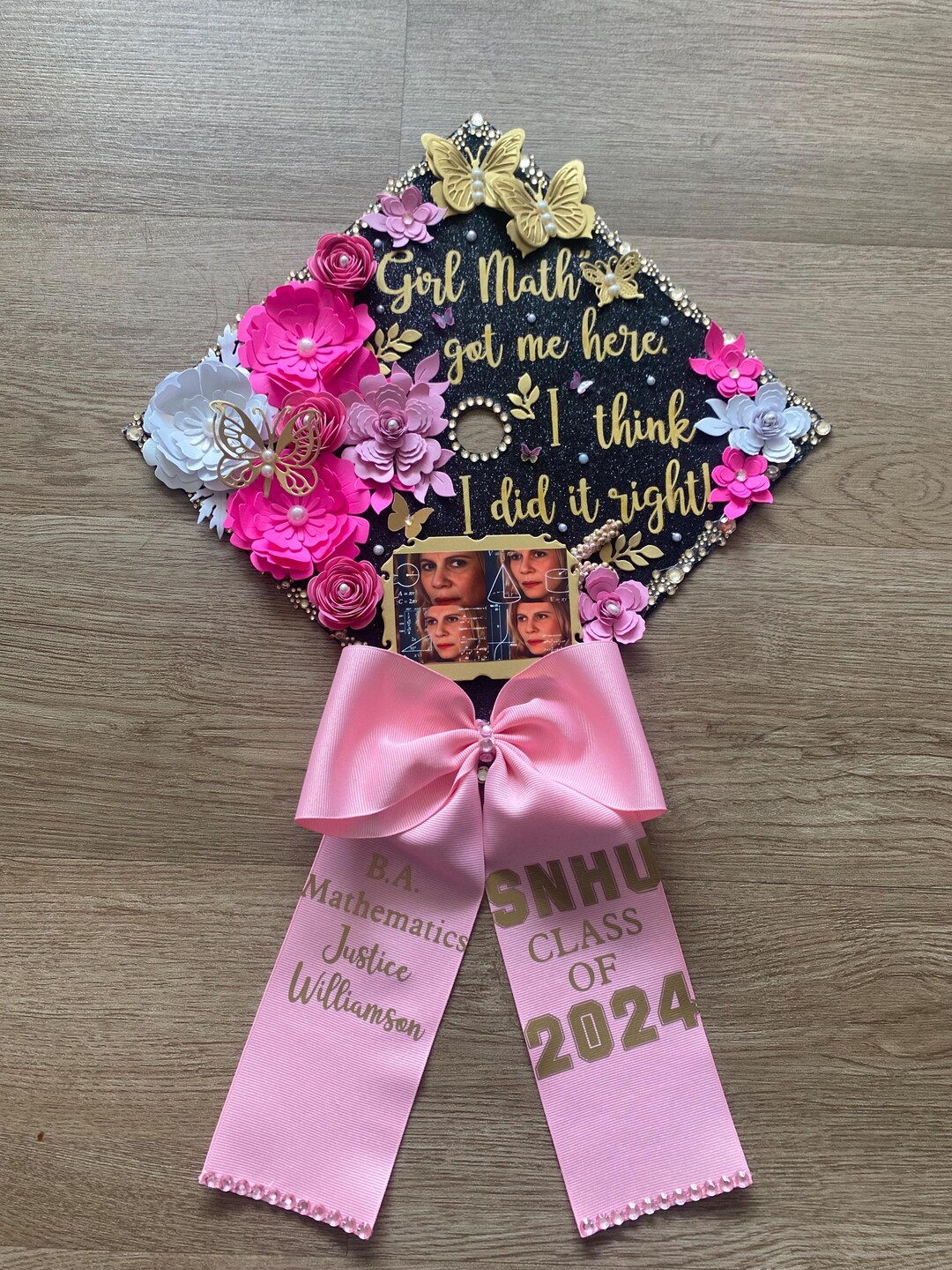 Custom Graduation Cap Topper Personalized Grad Cap - Senior Class Gift ...