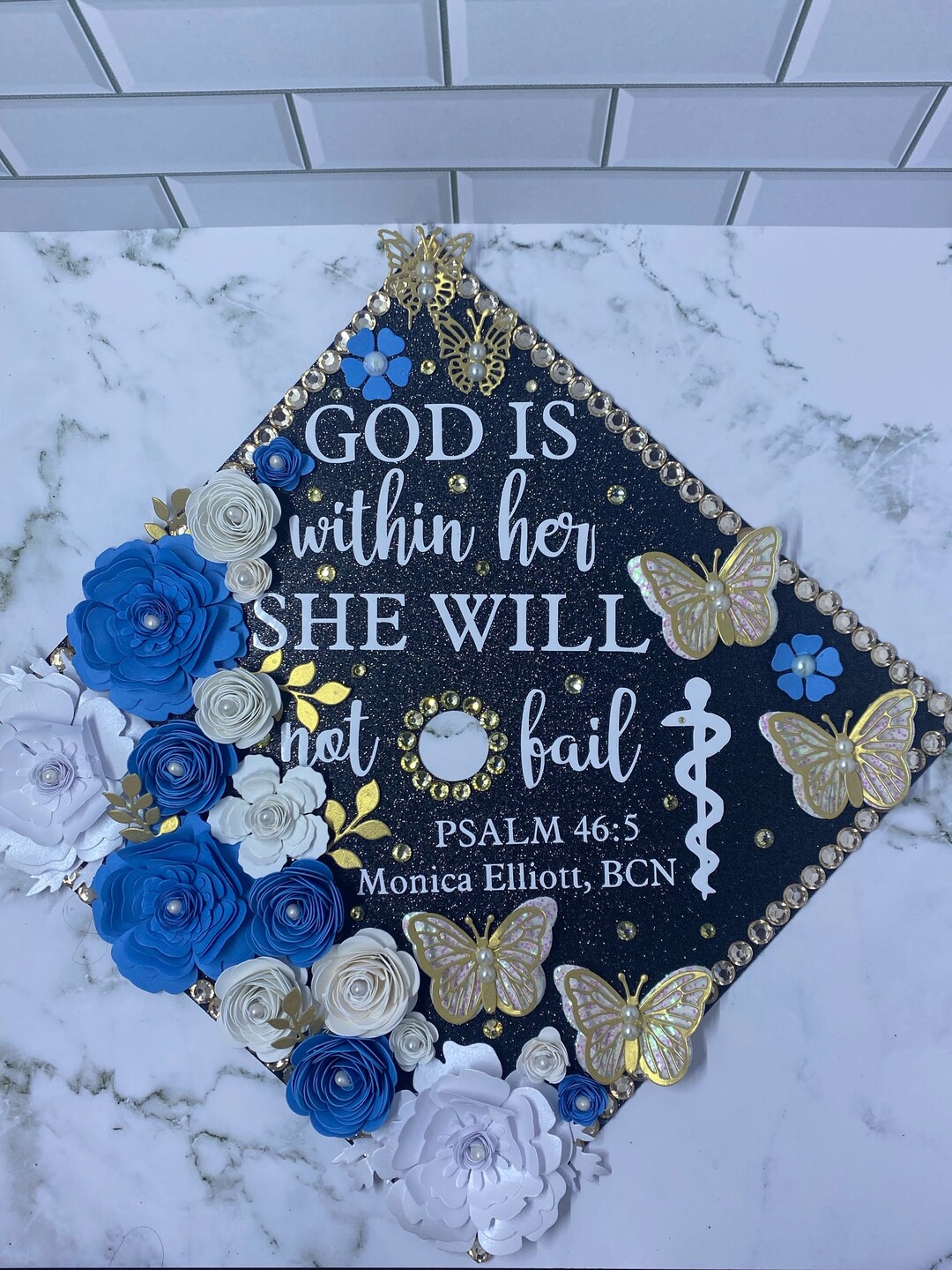 Custom Graduation Cap Topper Personalized Grad Cap - Senior Class Gift ...