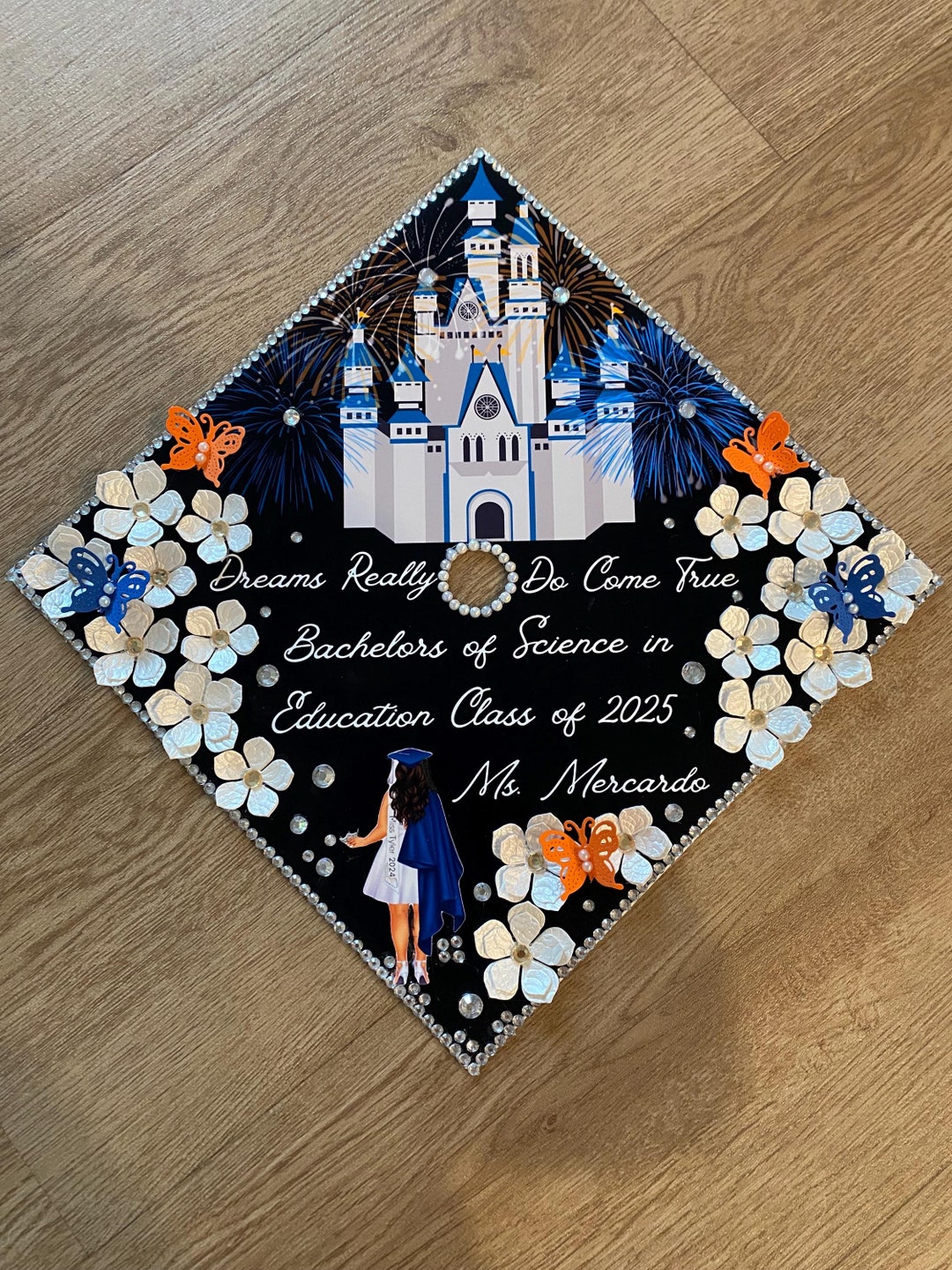 Custom Graduation Cap Topper Personalized Grad Cap - Senior Class Gift ...