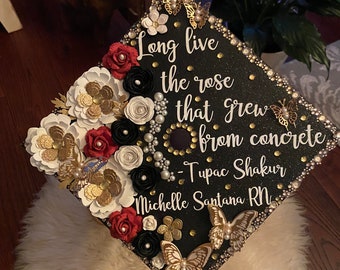 Custom Graduation Cap Topper Personalized Grad Cap Senior Class of Gift ...