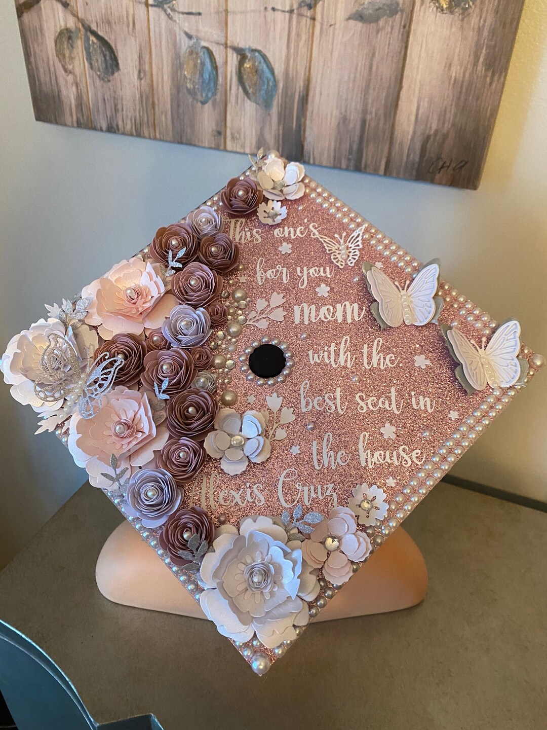 Custom Graduation Cap Topper Personalized Grad Cap Senior Class of Gift ...