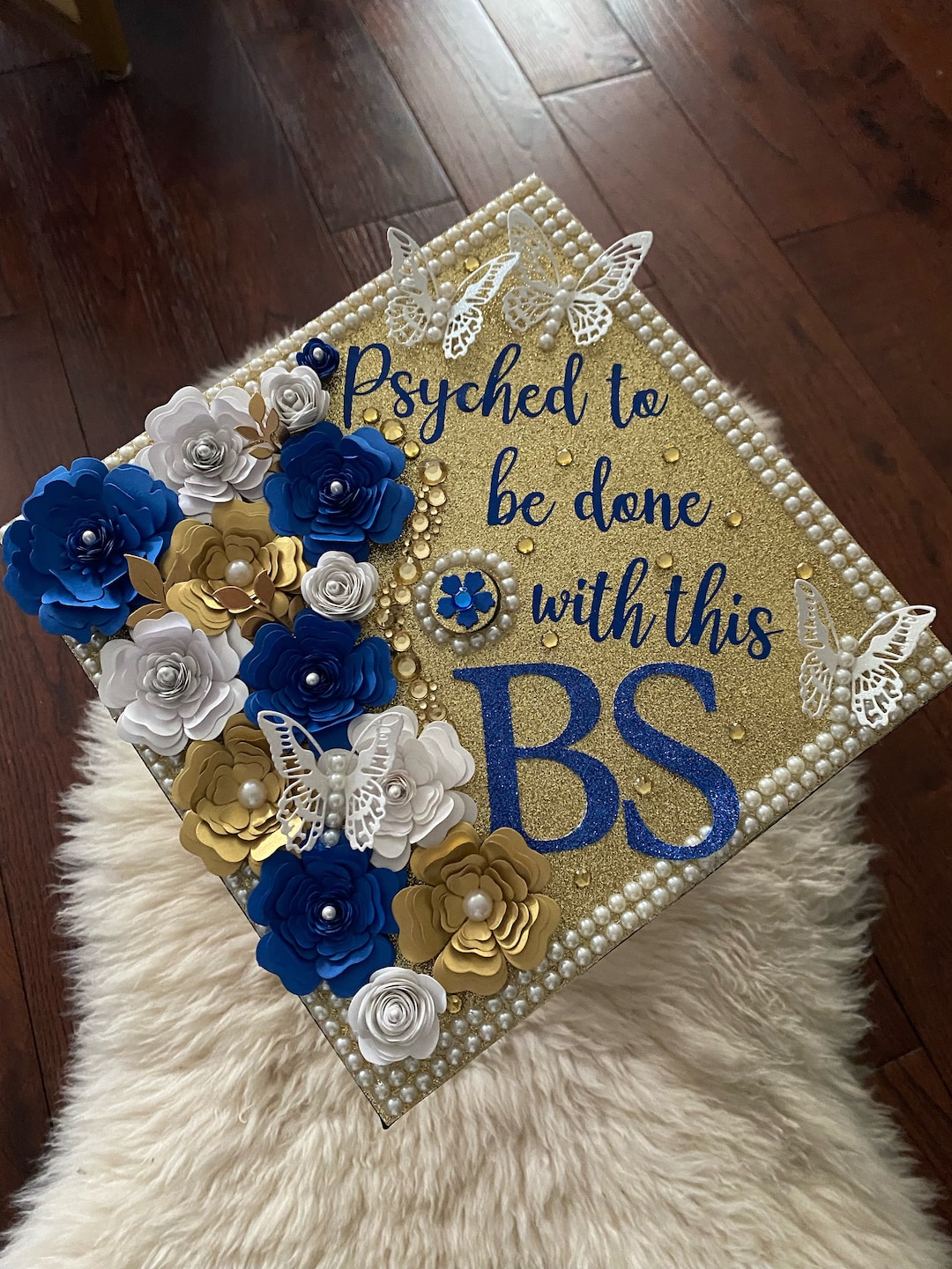 Custom Graduation Cap Topper Personalized Grad Cap - Senior Class of ...