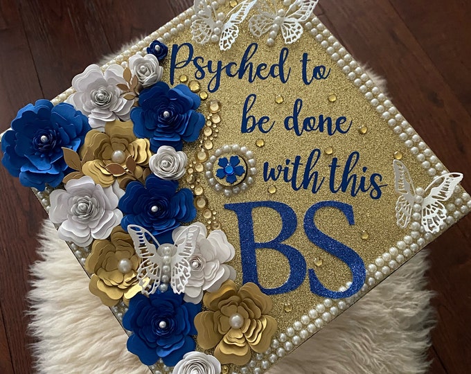 Custom Graduation Cap Topper Personalized Grad Cap - Senior Class of ...