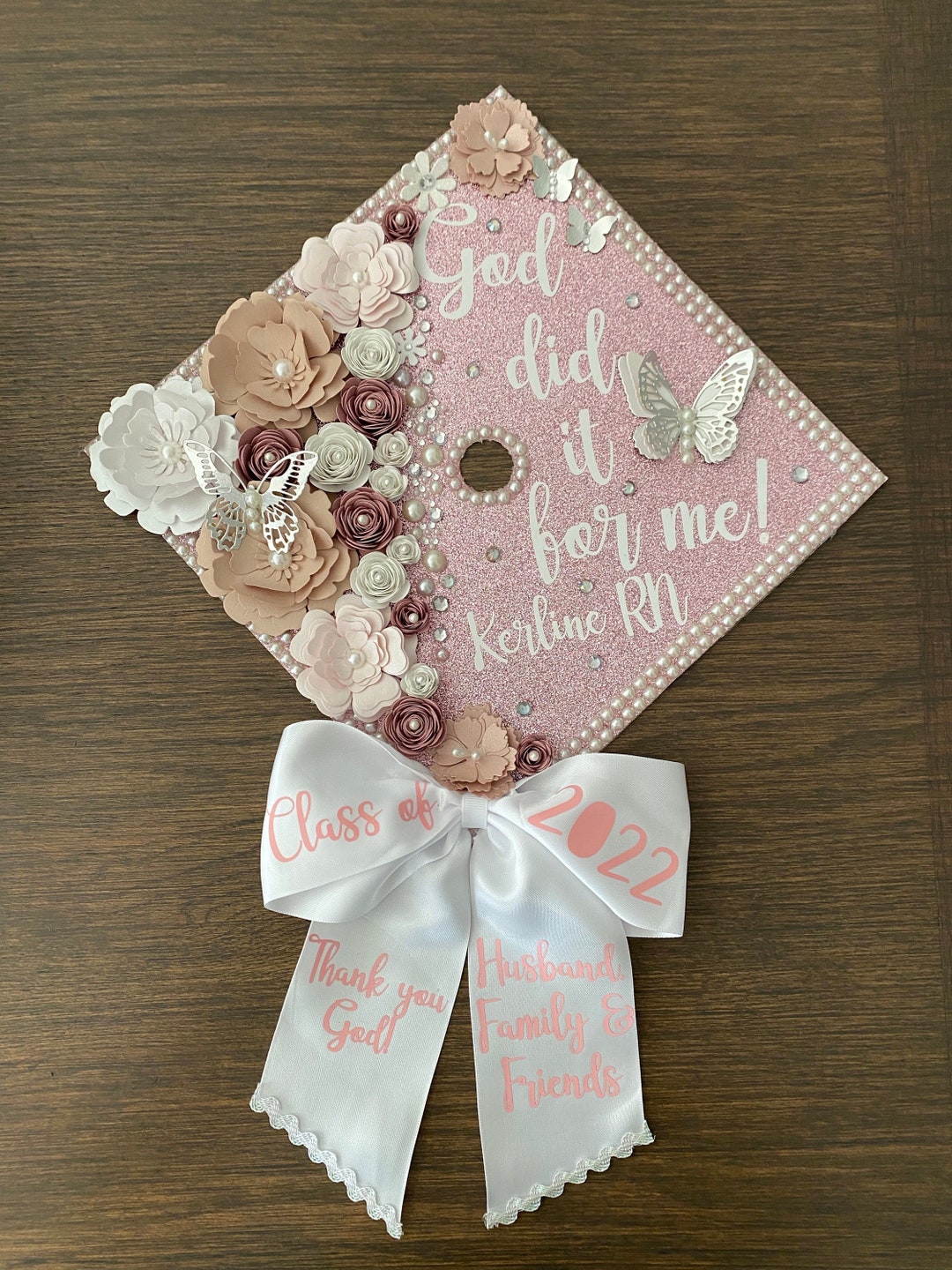 Custom Graduation Cap Topper Personalized Grad Cap Senior Class of Gift ...