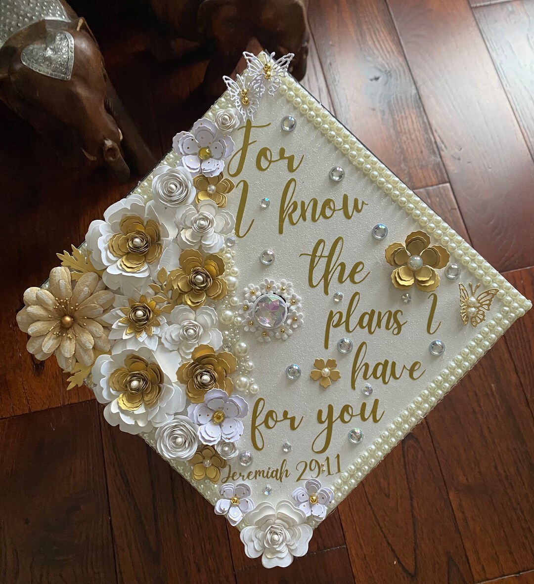 Custom Graduation Cap Topper Personalized Grad Cap - Senior Class of ...
