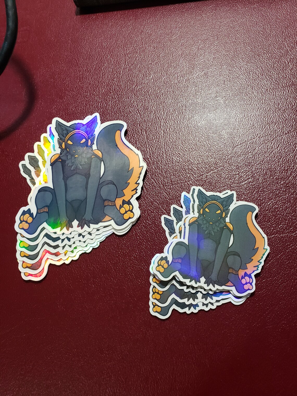 Sitting Protogen Extra Random Sticker With Every Order - Etsy