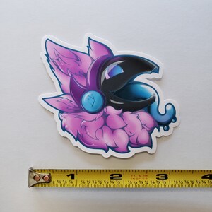 Smiling Protogen Maw Bonus Random Sticker With Every Order - Etsy