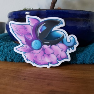 Smiling Protogen Maw Bonus Random Sticker With Every Order - Etsy