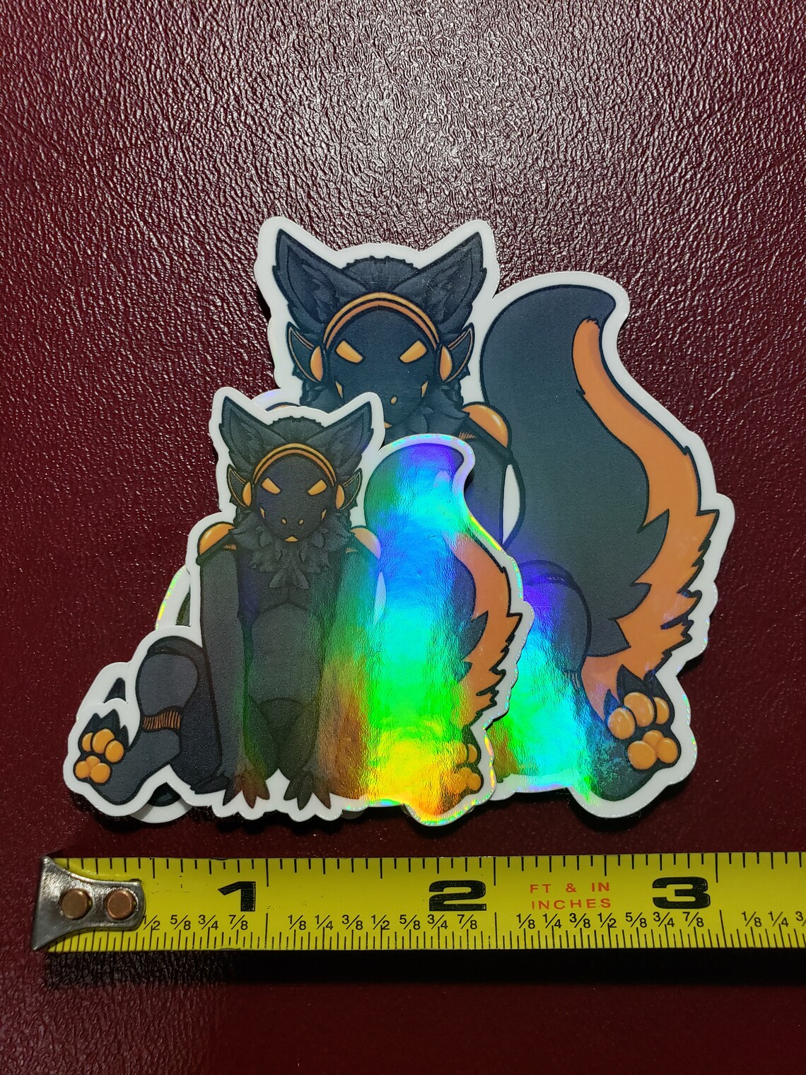 Sitting Protogen Extra Random Sticker With Every Order - Etsy