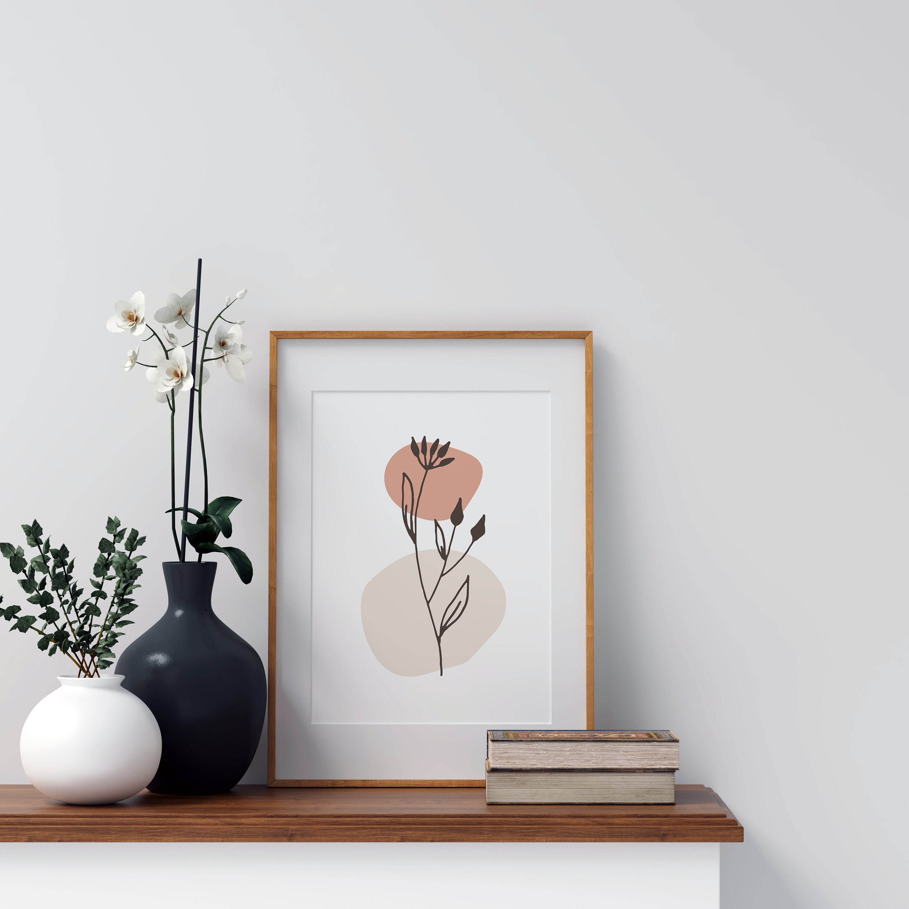 Abstract Botanical Flower Line Art Print Set of 3 Abstract | Etsy