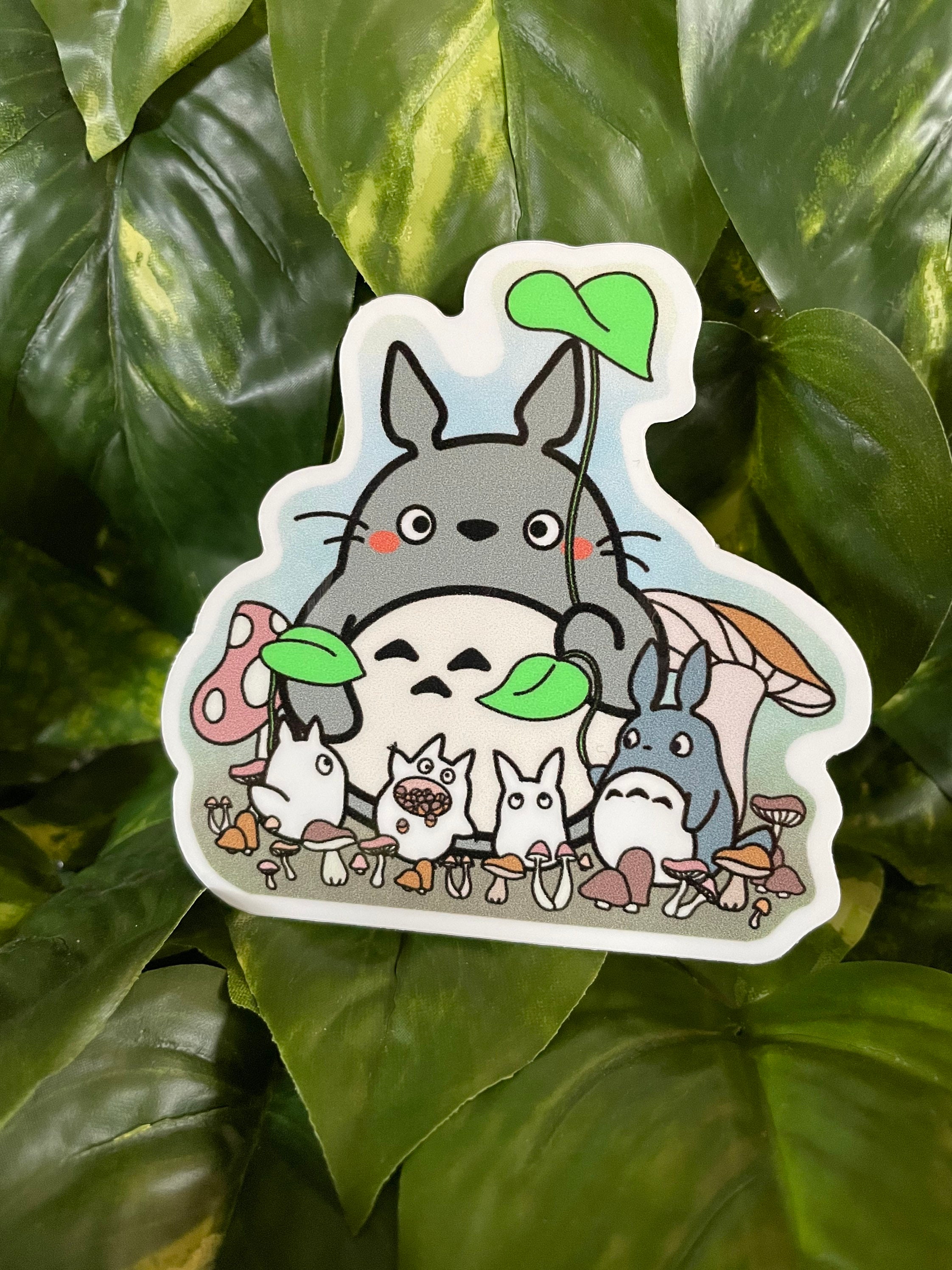 Totoro And Friends Studio Ghibli Inspired Sticker Designed & Sold By ...