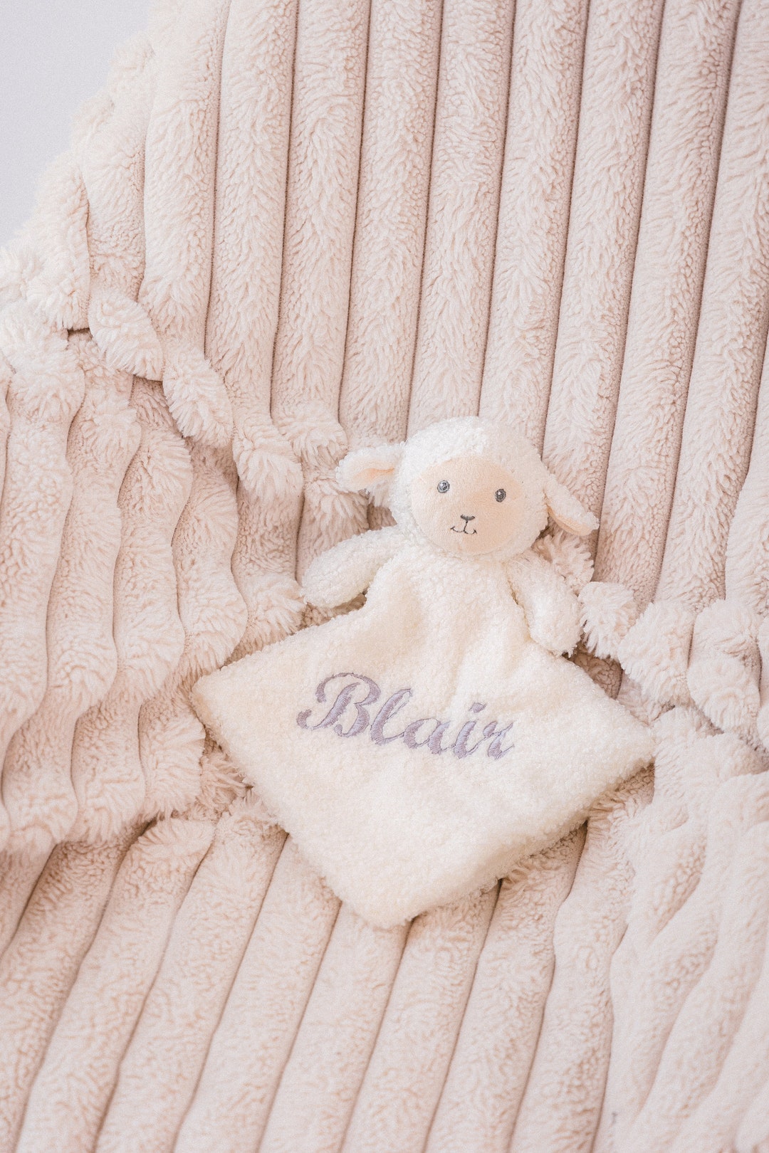 Babies Personalised Lamb Comforter - Etsy Canada