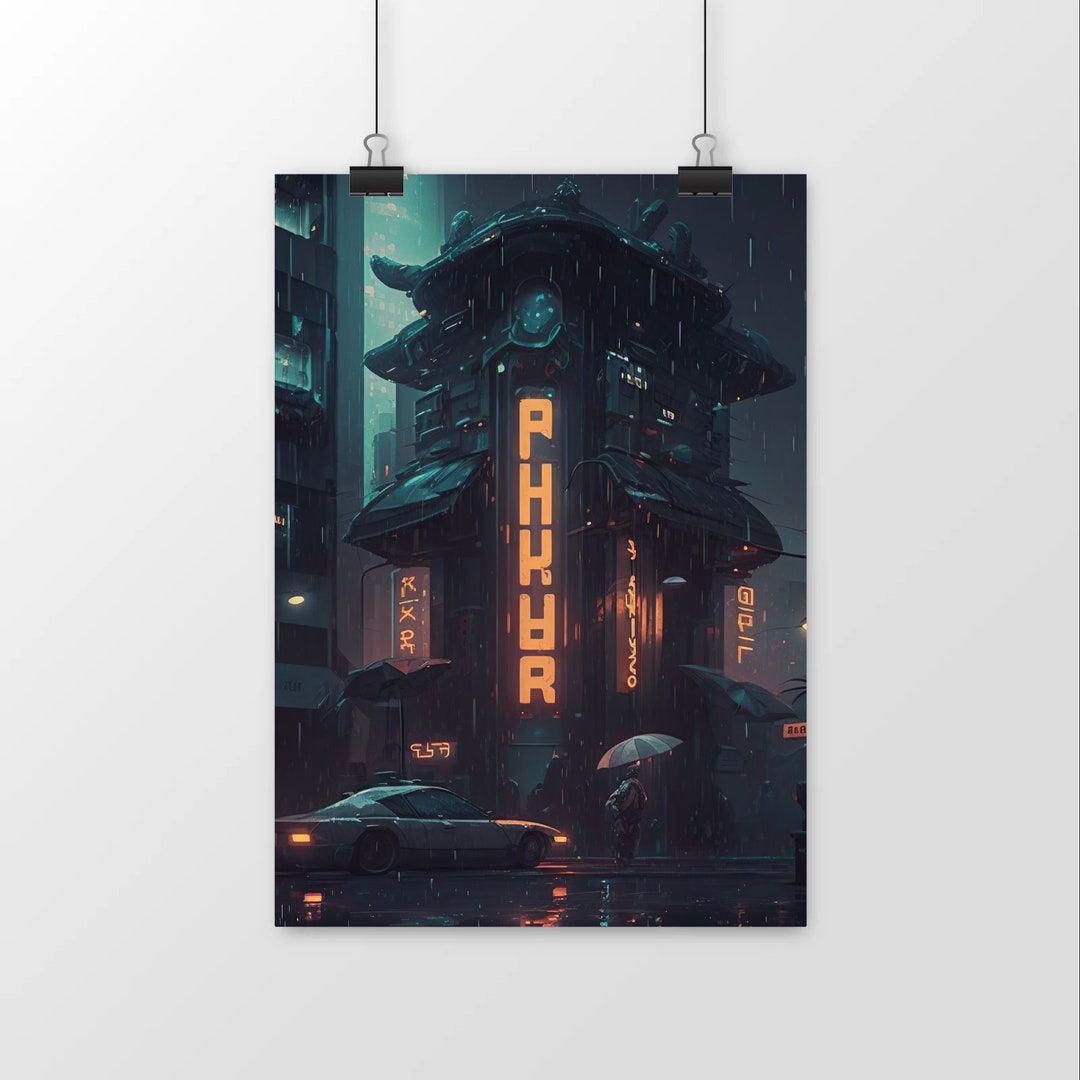 Anime Poster / Poster Manga Cyberpunk City Lofi / Anime Lofi / Anime ...