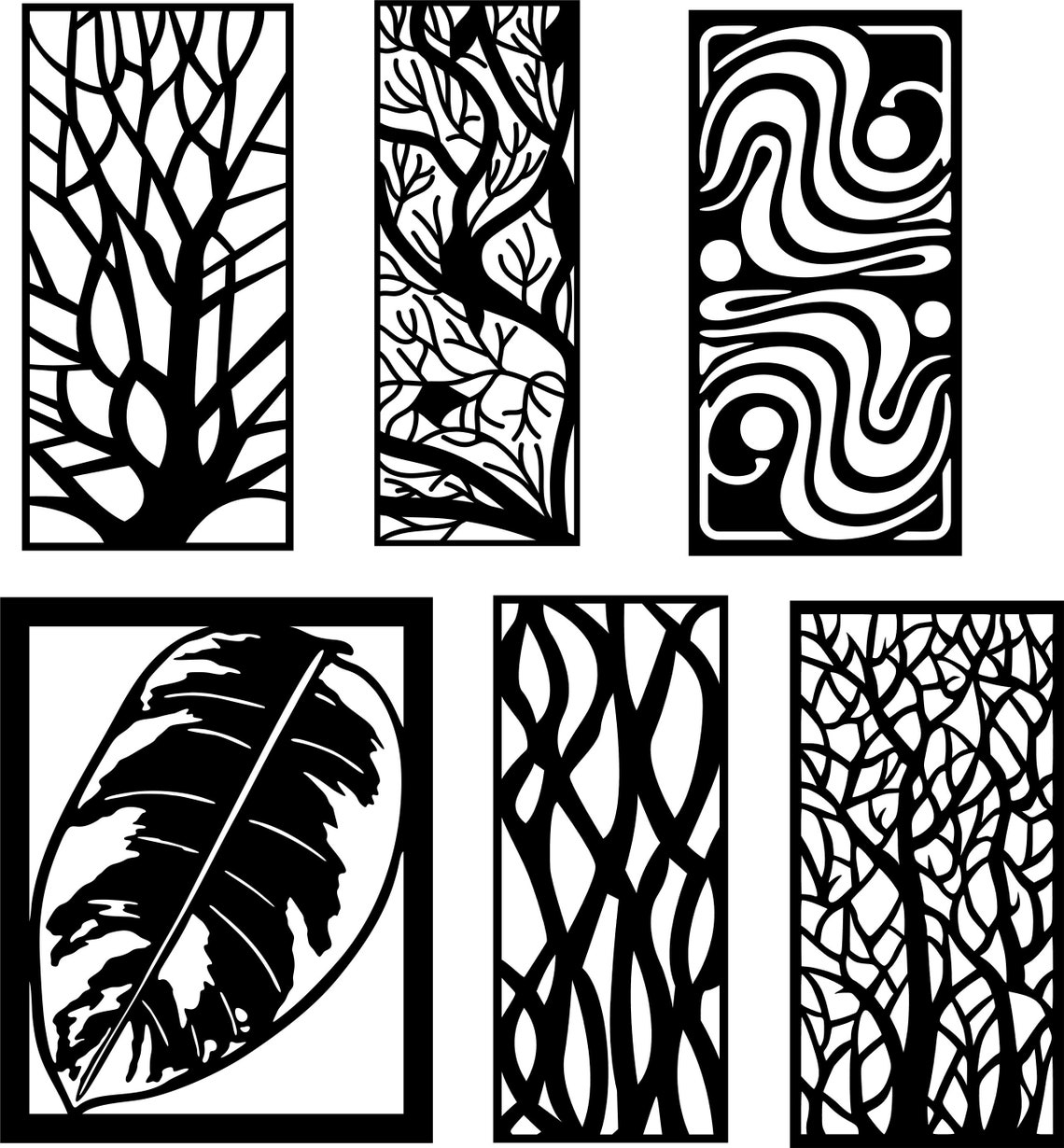 Laser Cut Wall Decor and Decorative Panels Cdr Dxf Pdf Dwg Ai Files - Etsy