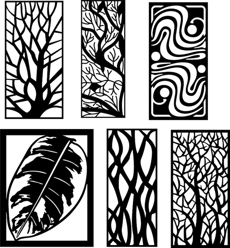 Laser Cut Wall Decor and Decorative Panels Cdr Dxf Pdf Dwg Ai Files - Etsy