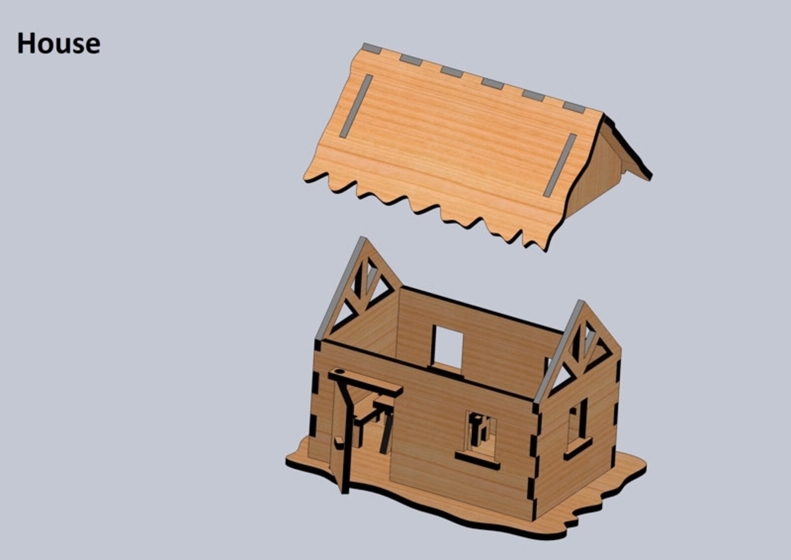 Laser Cut Castle Under Attack Toy, Vector Files (digital Download) - Etsy