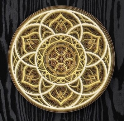 Laser Cut Multilayer Mandala Models 8 Pieces Decorative Wall Decor Cdr ...