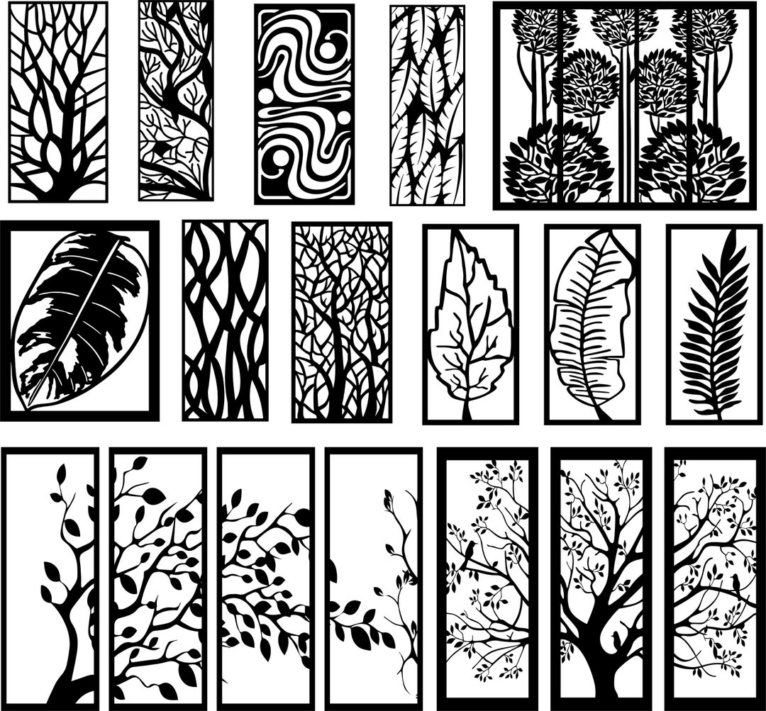 Laser Cut Wall Decor and Decorative Panels Cdr Dxf Pdf Dwg Ai Files - Etsy