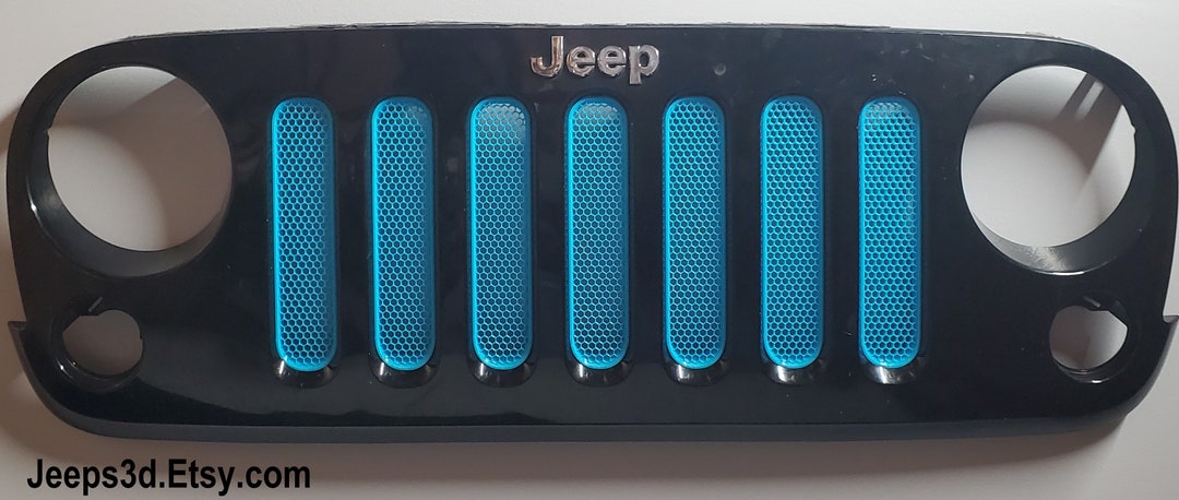 Light Blue Grill Inserts for the Wrangler JK - Etsy