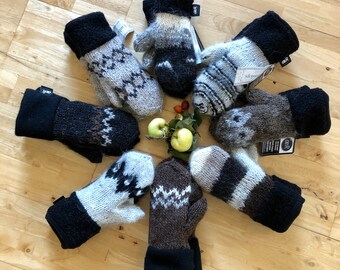 Fleece Lined Mittens - Etsy UK