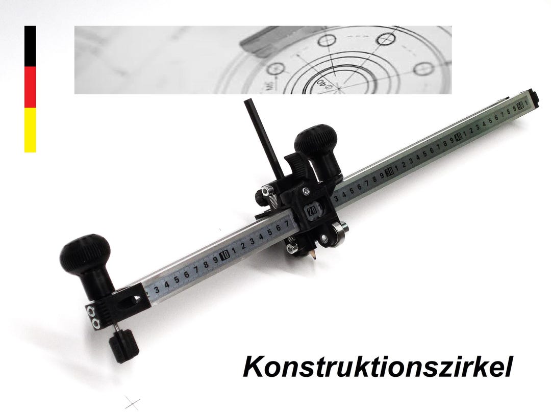 Construction Compass up to 1 M, With Interchangeable Point. Large ...