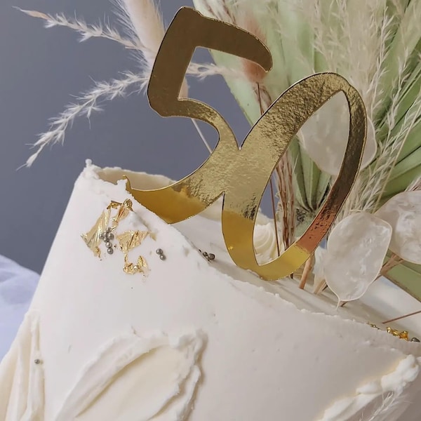 Number Cake Topper - Etsy