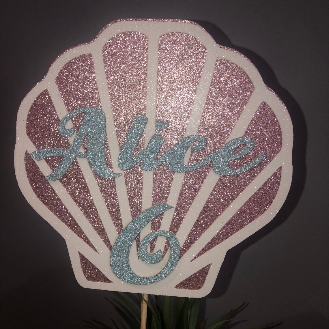 Mermaid Cake Topper / Shell Cake Topper / Under the Sea / - Etsy UK